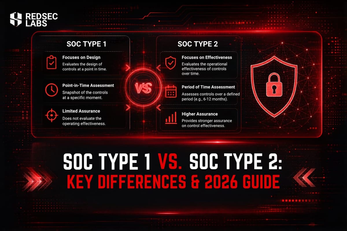 SOC Type 1 vs. SOC Type 2: Key Differences & 2026 Guide